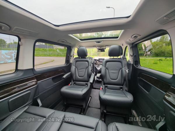 Black Mercedes-Benz V-Class 2017 in Tallinn, with an engine capacity of 2.10 L and mileage of 204 thousand km for 35999 €, photo 7 on AUTOMOTO.COM.LV