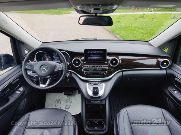 Black Mercedes-Benz V-Class 2017 in Tallinn, with an engine capacity of 2.10 L and mileage of 204 thousand km for 35999 €, photo 8 on AUTOMOTO.COM.LV