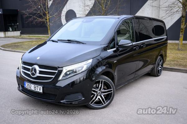 Black Mercedes-Benz V-Class 2017 in Parnu, with an engine capacity of 2.10 L and mileage of 289 thousand km for 34900 €, photo 1 on AUTOMOTO.COM.LV