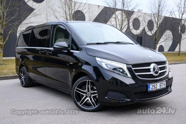 Black Mercedes-Benz V-Class 2017 in Parnu, with an engine capacity of 2.10 L and mileage of 289 thousand km for 34900 €, photo 5 on AUTOMOTO.COM.LV