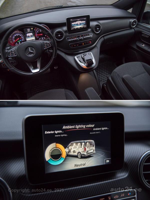 Melns Mercedes-Benz V-Class 2018 Pērnava, ar dzinēja tilpumu 2.10 L un nobraukumu 150 tūkst. km par 29999 €, foto 11 vietnē AUTOMOTO.COM.LV