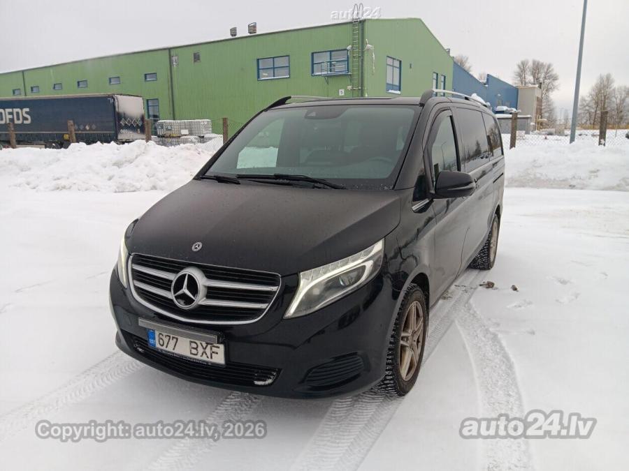 Melns Mercedes-Benz V-Class 2018 Tallina, ar dzinēja tilpumu 2.10 L un nobraukumu 200 tūkst. km par 36000 €, foto 1 vietnē AUTOMOTO.COM.LV