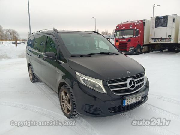 Black Mercedes-Benz V-Class 2018 in Tallinn, with an engine capacity of 2.10 L and mileage of 200 thousand km for 36000 €, photo 2 on AUTOMOTO.COM.LV