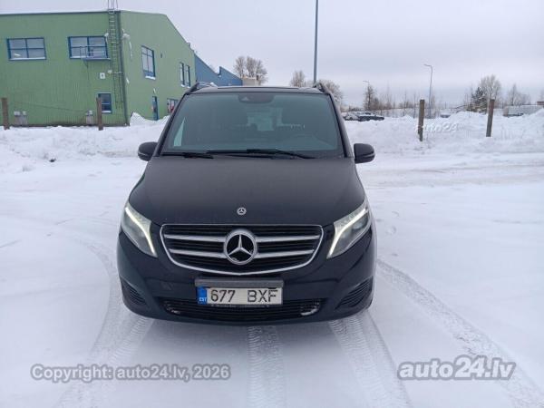 Black Mercedes-Benz V-Class 2018 in Tallinn, with an engine capacity of 2.10 L and mileage of 200 thousand km for 36000 €, photo 6 on AUTOMOTO.COM.LV