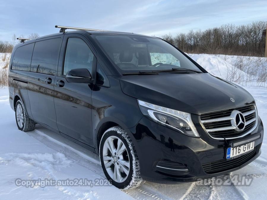 Melns Mercedes-Benz V-Class 2018 Tallina, ar dzinēja tilpumu 2.10 L un nobraukumu 154 tūkst. km par 40990 €, foto 1 vietnē AUTOMOTO.COM.LV