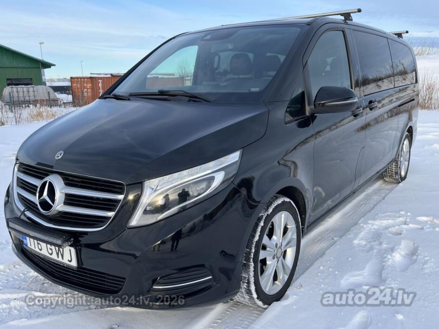 Melns Mercedes-Benz V-Class 2018 Tallina, ar dzinēja tilpumu 2.10 L un nobraukumu 154 tūkst. km par 40990 €, foto 2 vietnē AUTOMOTO.COM.LV