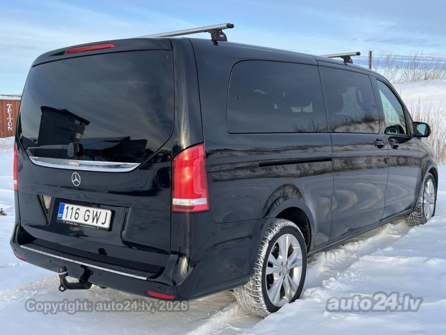 Melns Mercedes-Benz V-Class 2018 Tallina, ar dzinēja tilpumu 2.10 L un nobraukumu 154 tūkst. km par 40990 €, foto 3 vietnē AUTOMOTO.COM.LV