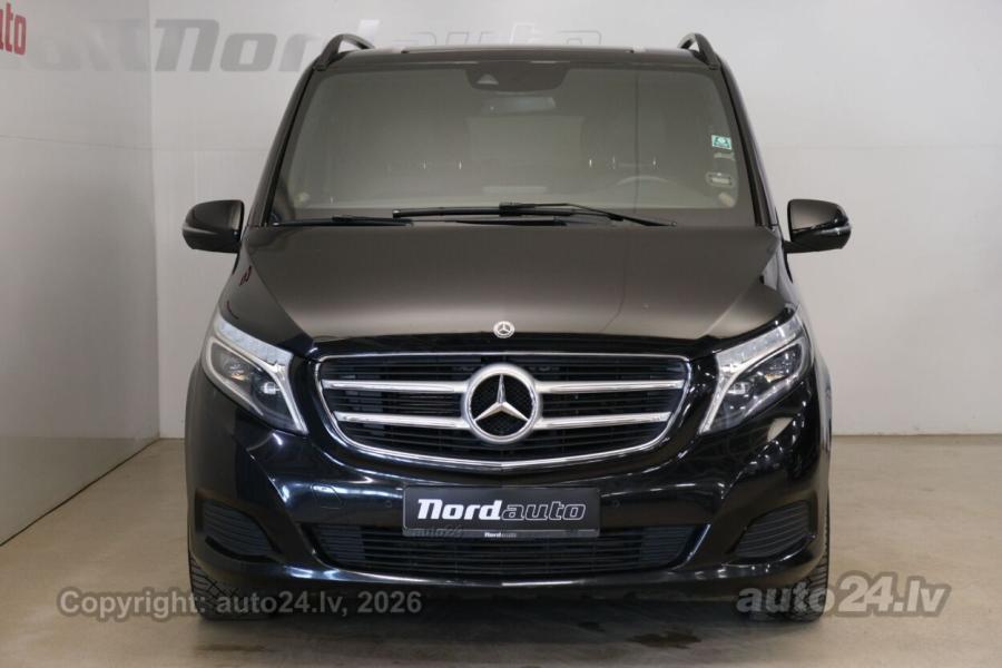 Black Mercedes-Benz V-Class 2018 in Tallinn, with an engine capacity of 2.10 L and mileage of 200 thousand km for 37900 €, photo 3 on AUTOMOTO.COM.LV