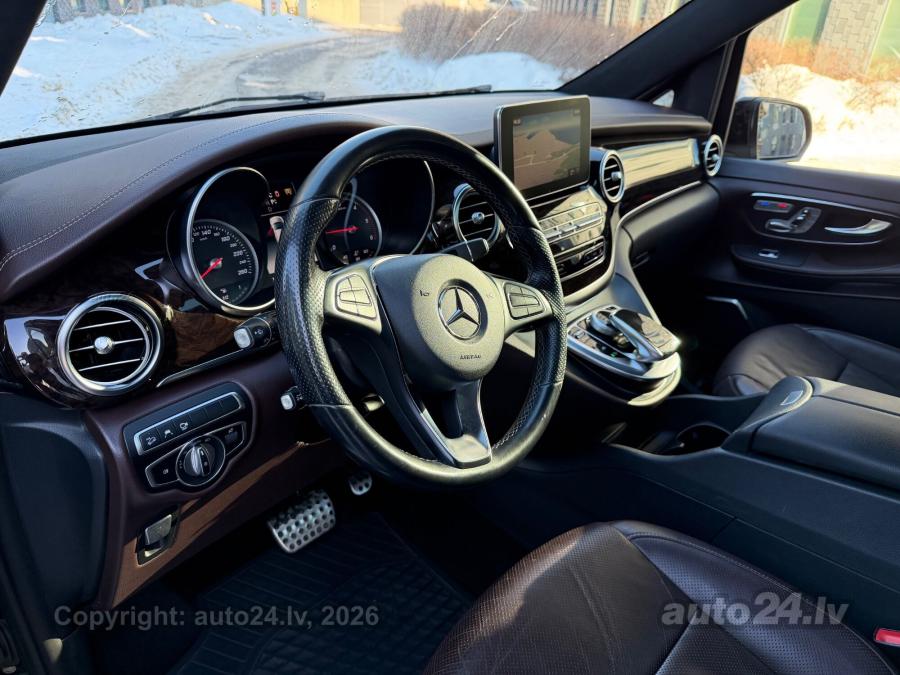 Melns Mercedes-Benz V-Class 2018 Tallina, ar dzinēja tilpumu 2.10 L un nobraukumu 284 tūkst. km par 32000 €, foto 10 vietnē AUTOMOTO.COM.LV