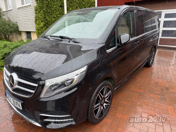Black Mercedes-Benz V-Class 2018 in Tallinn, with an engine capacity of 2.10 L and mileage of 97 thousand km for 47500 €, photo 2 on AUTOMOTO.COM.LV
