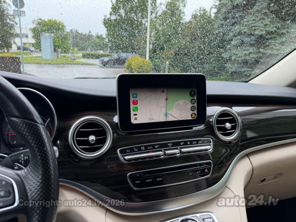 Black Mercedes-Benz V-Class 2018 in Tallinn, with an engine capacity of 2.10 L and mileage of 97 thousand km for 47500 €, photo 8 on AUTOMOTO.COM.LV