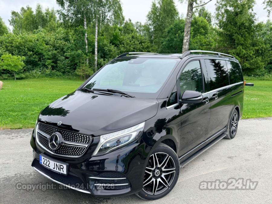Black Mercedes-Benz V-Class 2018 in Tallinn, with an engine capacity of 2.10 L and mileage of 297 thousand km for 36000 €, photo 3 on AUTOMOTO.COM.LV