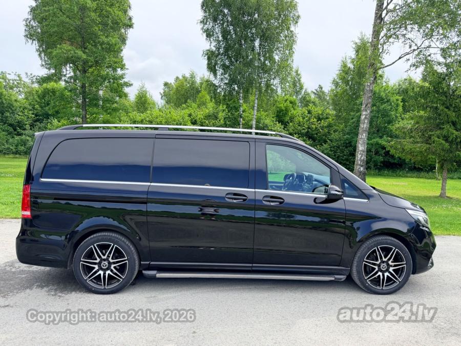 Black Mercedes-Benz V-Class 2018 in Tallinn, with an engine capacity of 2.10 L and mileage of 297 thousand km for 36000 €, photo 9 on AUTOMOTO.COM.LV