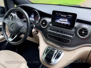 Black Mercedes-Benz V-Class 2018 in Tallinn, with an engine capacity of 2.10 L and mileage of 297 thousand km for 36000 €, photo 13 on AUTOMOTO.COM.LV