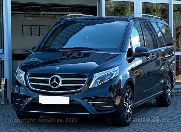 Black Mercedes-Benz V-Class 2019 in Tallinn, with an engine capacity of 2.10 L and mileage of 248 thousand km for 43800 €, photo 1 on AUTOMOTO.COM.LV
