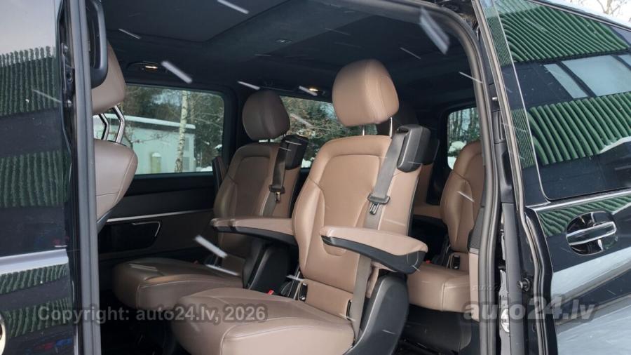 Black Mercedes-Benz V-Class 2019 in Tallinn, with an engine capacity of 2.00 L and mileage of 147 thousand km for 47200 €, photo 9 on AUTOMOTO.COM.LV