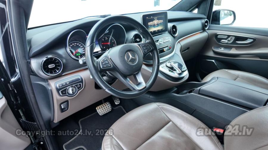 Black Mercedes-Benz V-Class 2019 in Tallinn, with an engine capacity of 2.00 L and mileage of 147 thousand km for 47200 €, photo 15 on AUTOMOTO.COM.LV
