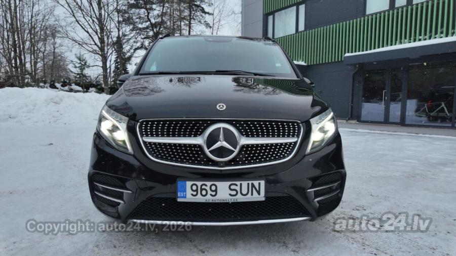 Black Mercedes-Benz V-Class 2019 in Tallinn, with an engine capacity of 2.00 L and mileage of 147 thousand km for 47200 €, photo 24 on AUTOMOTO.COM.LV