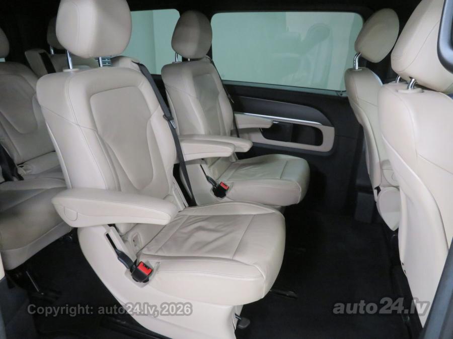 Black Mercedes-Benz V-Class 2019 in Tallinn, with an engine capacity of 2.00 L and mileage of 185 thousand km for 33800 €, photo 6 on AUTOMOTO.COM.LV