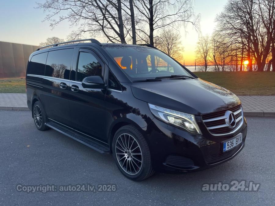 Melns Mercedes-Benz V-Class 2019 Tallina, ar dzinēja tilpumu 2.10 L un nobraukumu 150 tūkst. km par 32990 €, foto 3 vietnē AUTOMOTO.COM.LV