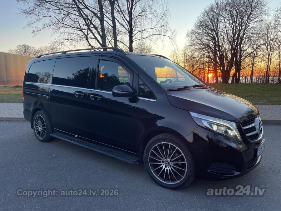 Melns Mercedes-Benz V-Class 2019 Tallina, ar dzinēja tilpumu 2.10 L un nobraukumu 150 tūkst. km par 32990 €, foto 5 vietnē AUTOMOTO.COM.LV