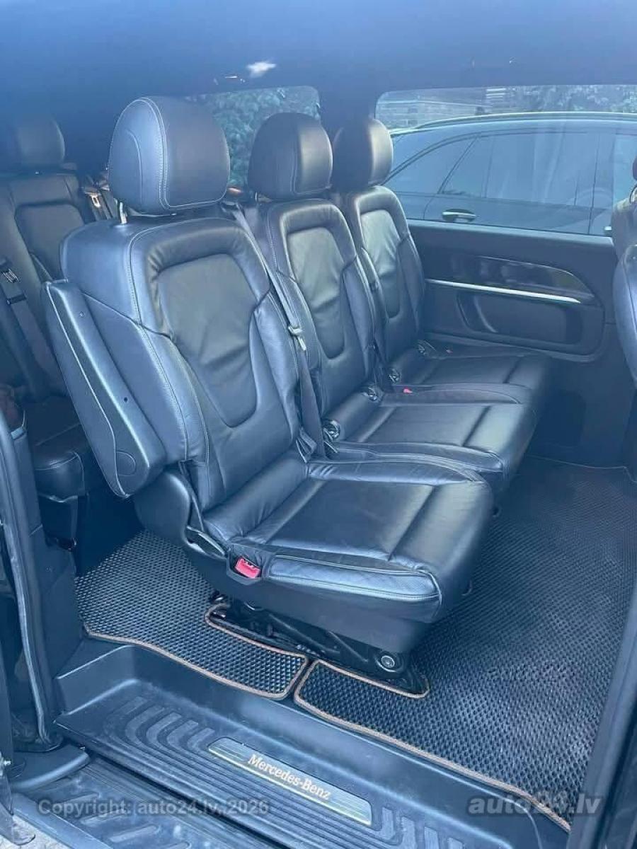 Melns Mercedes-Benz V-Class 2019 Tallina, ar dzinēja tilpumu 2.10 L un nobraukumu 150 tūkst. km par 32990 €, foto 13 vietnē AUTOMOTO.COM.LV