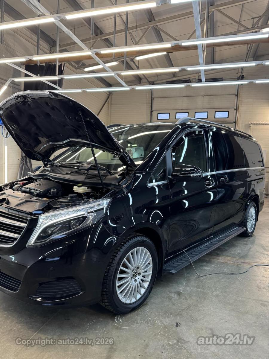Melns Mercedes-Benz V-Class 2019 Tallina, ar dzinēja tilpumu 2.10 L un nobraukumu 150 tūkst. km par 32990 €, foto 21 vietnē AUTOMOTO.COM.LV