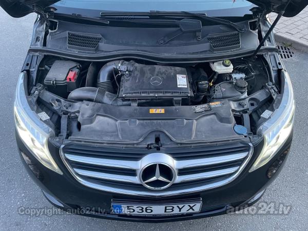 Mercedes-Benz V-Class 2019 in Tallinn on AUTOMOTO.COM.LV Black Mercedes-Benz V-Class 2019 in Tallinn, with an engine capacity of 2.10 L and mileage of 150 thousand km for 32990 €, photo 9 on AUTOMOTO.COM.LV
