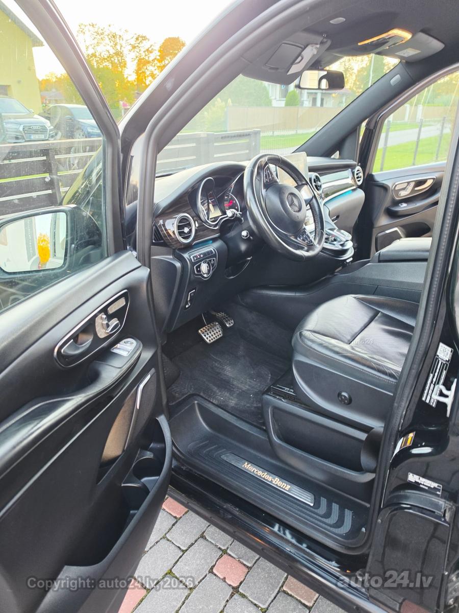 Black Mercedes-Benz V-Class 2019 in Turi, with an engine capacity of 2.10 L and mileage of 151 thousand km for 45000 €, photo 5 on AUTOMOTO.COM.LV