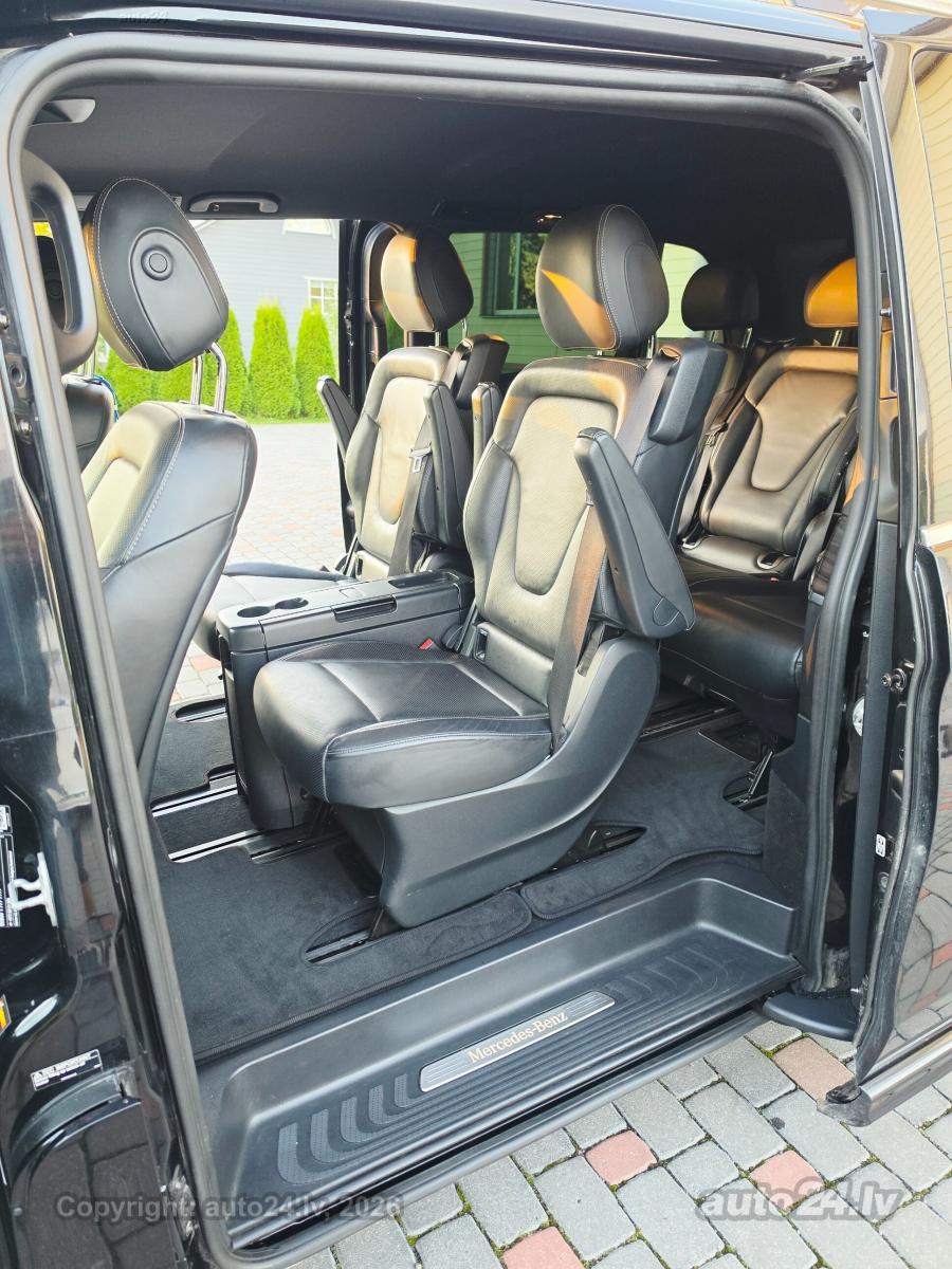 Black Mercedes-Benz V-Class 2019 in Turi, with an engine capacity of 2.10 L and mileage of 151 thousand km for 45000 €, photo 6 on AUTOMOTO.COM.LV