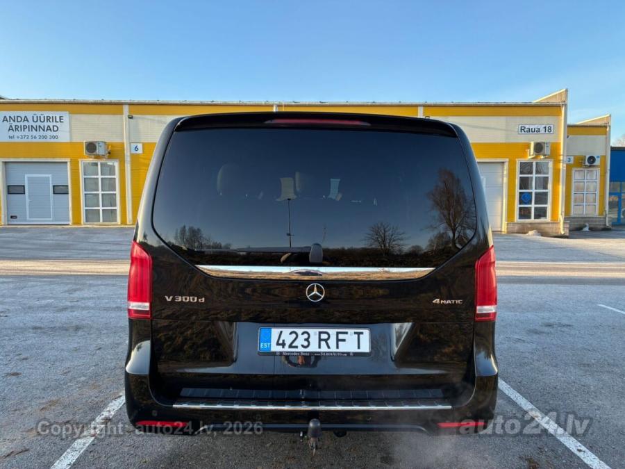 Black Mercedes-Benz V-Class 2020 in Tallinn, with an engine capacity of 2.00 L and mileage of 270 thousand km for 39000 €, photo 2 on AUTOMOTO.COM.LV