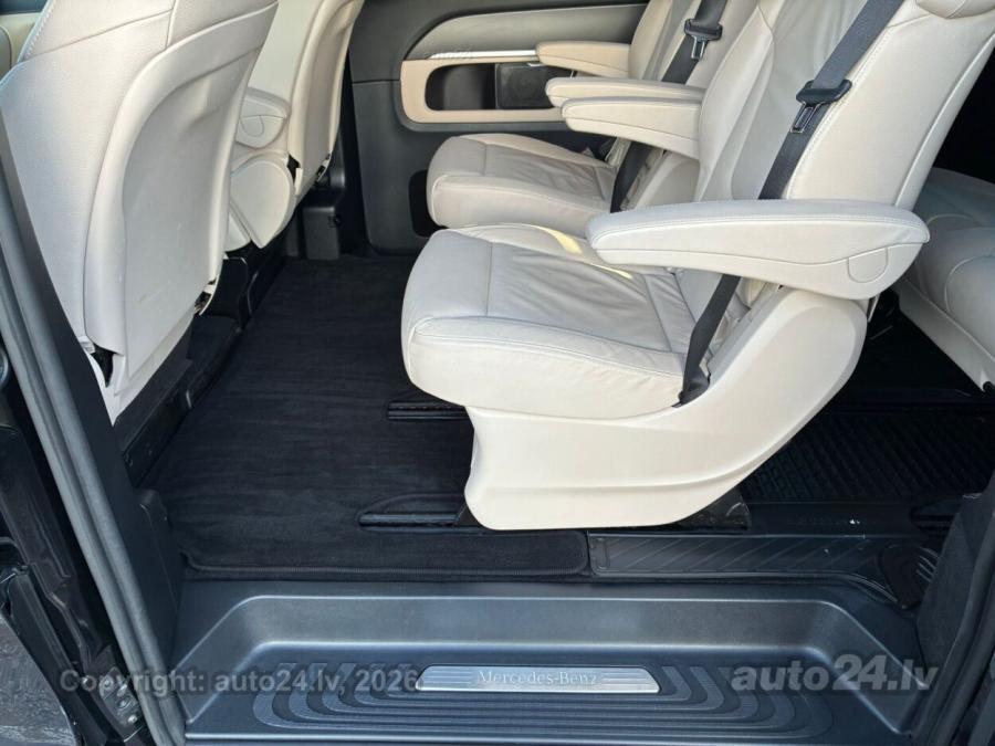Black Mercedes-Benz V-Class 2020 in Tallinn, with an engine capacity of 2.00 L and mileage of 270 thousand km for 39000 €, photo 18 on AUTOMOTO.COM.LV