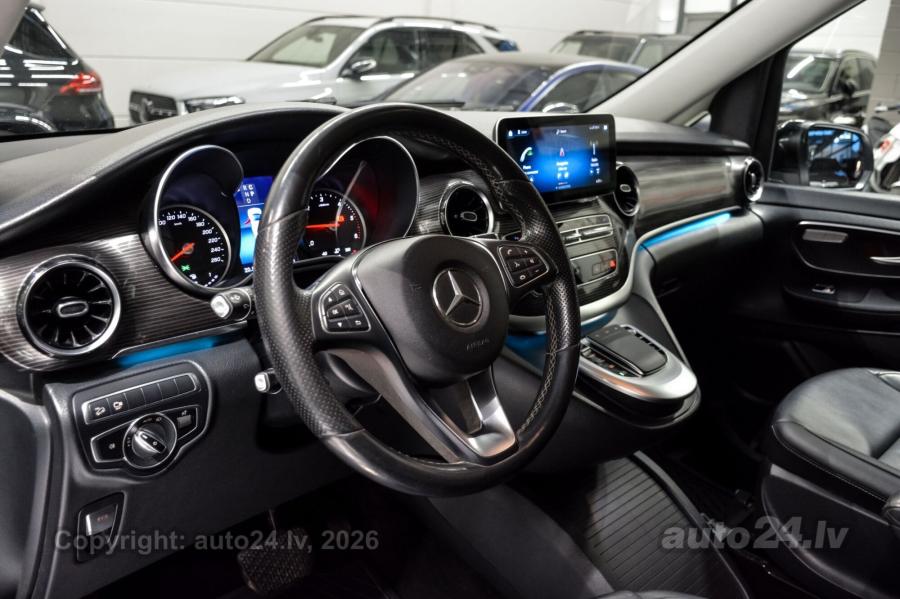 Black Mercedes-Benz V-Class 2020 in Tallinn, with an engine capacity of 2.00 L and mileage of 190 thousand km for 40500 €, photo 15 on AUTOMOTO.COM.LV
