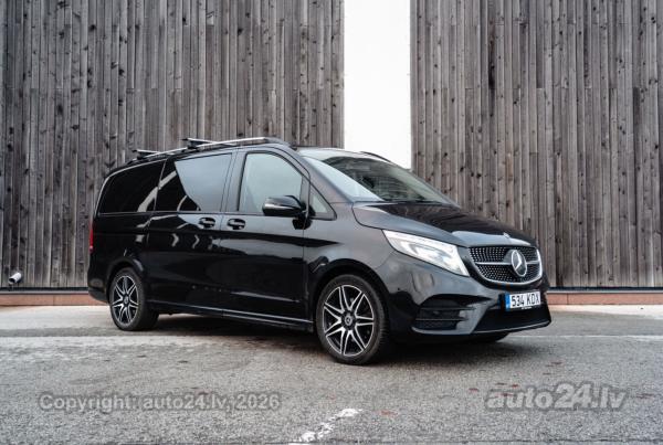 Black Mercedes-Benz V-Class 2020 in Tallinn, with an engine capacity of 2.00 L and mileage of 126 thousand km for 49900 €, photo 1 on AUTOMOTO.COM.LV
