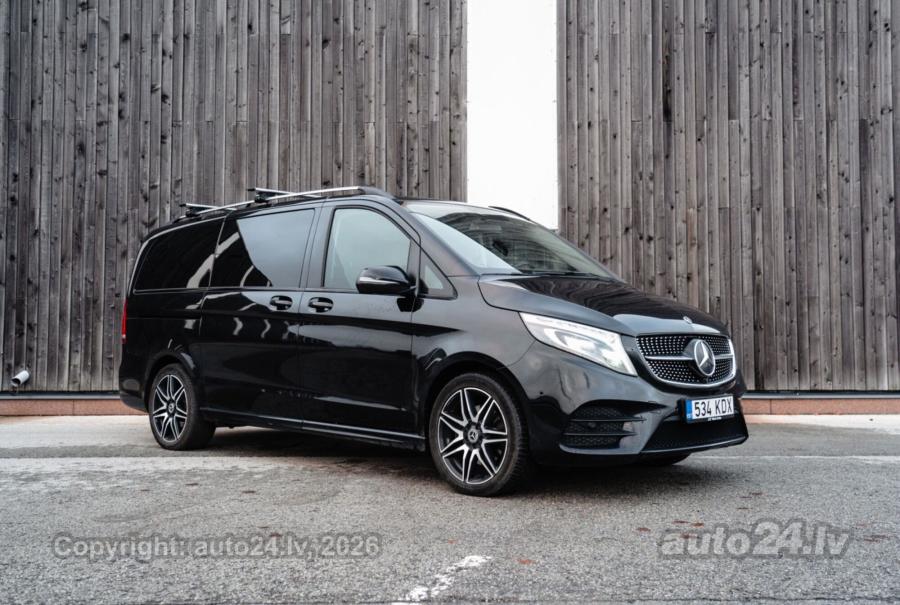 Black Mercedes-Benz V-Class 2020 in Tallinn, with an engine capacity of 2.00 L and mileage of 126 thousand km for 49900 €, photo 1 on AUTOMOTO.COM.LV