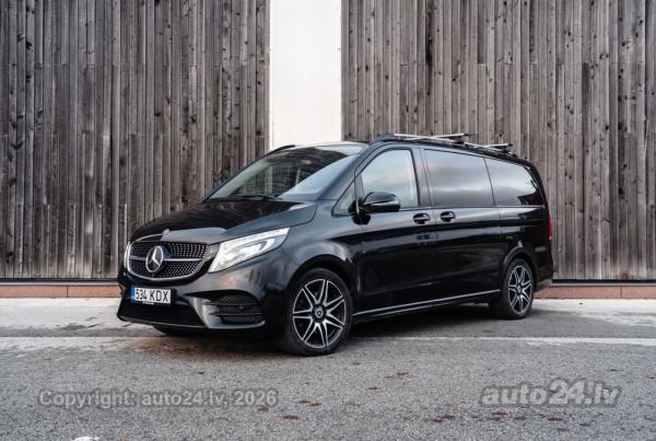 Black Mercedes-Benz V-Class 2020 in Tallinn, with an engine capacity of 2.00 L and mileage of 126 thousand km for 49900 €, photo 3 on AUTOMOTO.COM.LV
