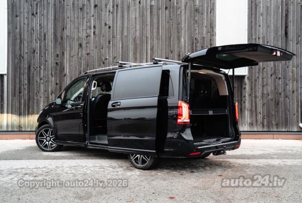 Black Mercedes-Benz V-Class 2020 in Tallinn, with an engine capacity of 2.00 L and mileage of 126 thousand km for 49900 €, photo 10 on AUTOMOTO.COM.LV