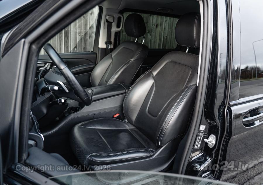 Black Mercedes-Benz V-Class 2020 in Tallinn, with an engine capacity of 2.00 L and mileage of 126 thousand km for 49900 €, photo 12 on AUTOMOTO.COM.LV