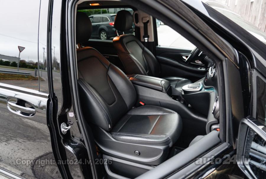 Black Mercedes-Benz V-Class 2020 in Tallinn, with an engine capacity of 2.00 L and mileage of 126 thousand km for 49900 €, photo 13 on AUTOMOTO.COM.LV