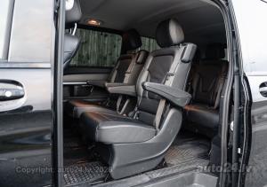 Black Mercedes-Benz V-Class 2020 in Tallinn, with an engine capacity of 2.00 L and mileage of 126 thousand km for 49900 €, photo 14 on AUTOMOTO.COM.LV