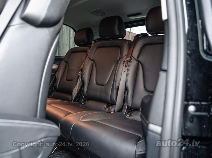 Black Mercedes-Benz V-Class 2020 in Tallinn, with an engine capacity of 2.00 L and mileage of 126 thousand km for 49900 €, photo 15 on AUTOMOTO.COM.LV