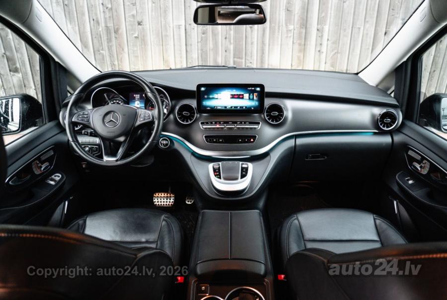 Black Mercedes-Benz V-Class 2020 in Tallinn, with an engine capacity of 2.00 L and mileage of 126 thousand km for 49900 €, photo 17 on AUTOMOTO.COM.LV