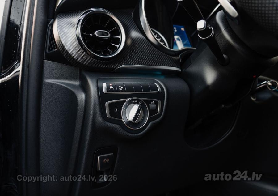 Black Mercedes-Benz V-Class 2020 in Tallinn, with an engine capacity of 2.00 L and mileage of 126 thousand km for 49900 €, photo 24 on AUTOMOTO.COM.LV
