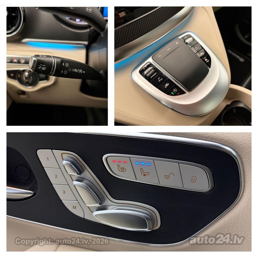 Melns Mercedes-Benz V-Class 2021 Tallina, ar dzinēja tilpumu 2.00 L un nobraukumu 115 tūkst. km par 57900 €, foto 14 vietnē AUTOMOTO.COM.LV