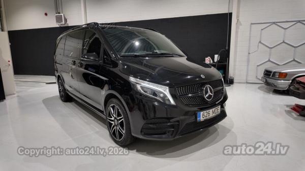Black Mercedes-Benz V-Class 2022 in Tallinn, with an engine capacity of 2.00 L and mileage of 118 thousand km for 56200 €, photo 1 on AUTOMOTO.COM.LV