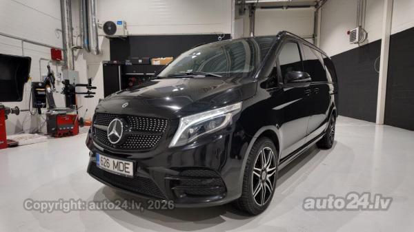 Black Mercedes-Benz V-Class 2022 in Tallinn, with an engine capacity of 2.00 L and mileage of 118 thousand km for 56200 €, photo 6 on AUTOMOTO.COM.LV