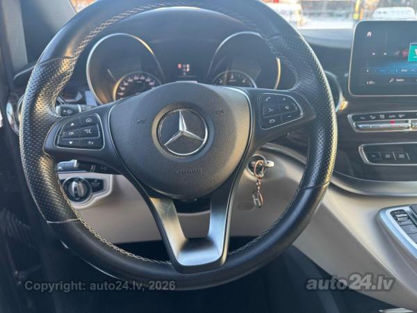 Black Mercedes-Benz V-Class 2022 in Parnu, with an engine capacity of 2.00 L and mileage of 207 thousand km for 44500 €, photo 6 on AUTOMOTO.COM.LV