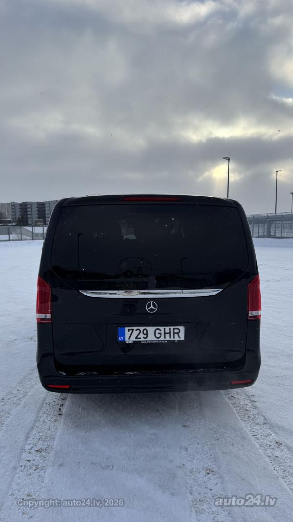 Black Mercedes-Benz V-Class 2022 in Tallinn, with an engine capacity of 2.00 L and mileage of 96 thousand km for 50900 €, photo 5 on AUTOMOTO.COM.LV