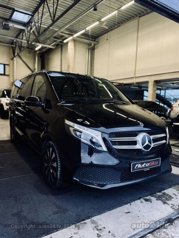 Black Mercedes-Benz V-Class 2022 in Tallinn, with an engine capacity of 2.00 L and mileage of 100 thousand km for 48500 €, photo 1 on AUTOMOTO.COM.LV
