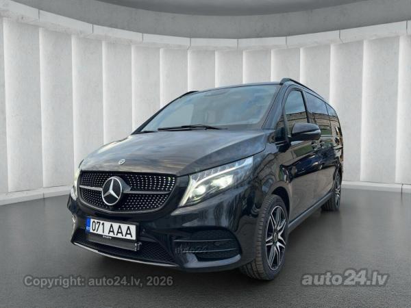 Black Mercedes-Benz V-Class 2023 in Tallinn, with an engine capacity of 2.00 L and mileage of 106 thousand km for 65900 €, photo 1 on AUTOMOTO.COM.LV